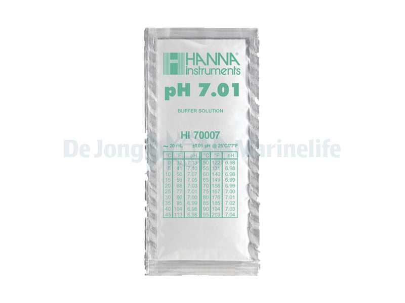 Calibration Fluid pH 7.01 - 25 bags of 20ml – Heevis