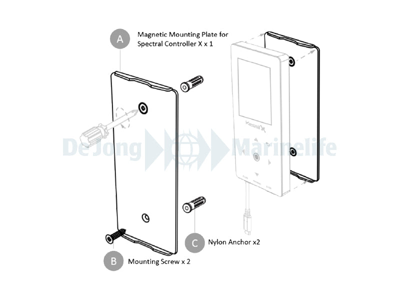 Magnetic Mount Plate for Spectral X Controller – Heevis